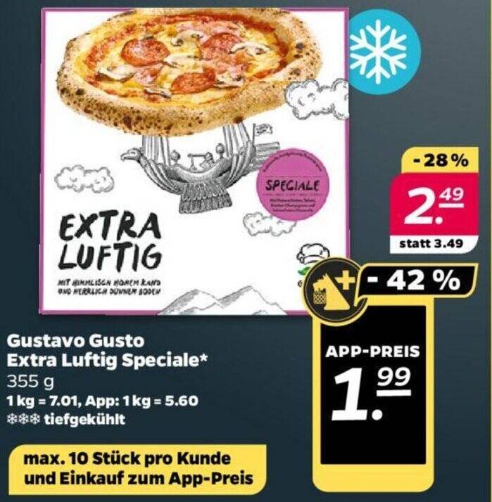 Gustavo Gusto Extra Luftig Speciale 355 g Angebot bei NETTO