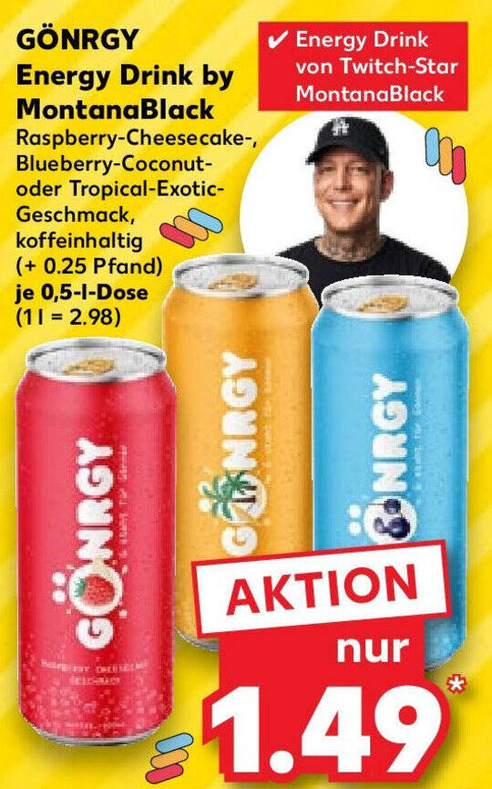 Gonrgy Energy Drink Kaufland