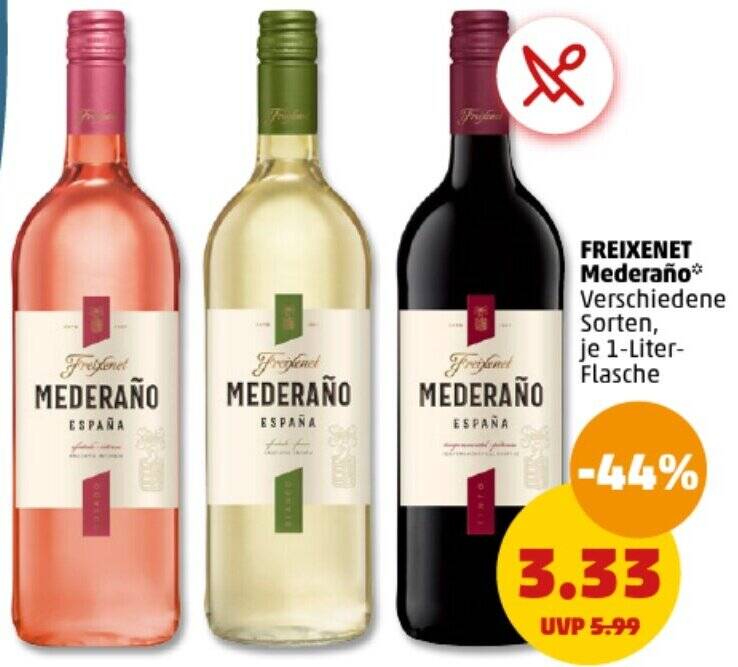 FREIXENET Mederaño 1 Liter Flasche Angebot bei PENNY