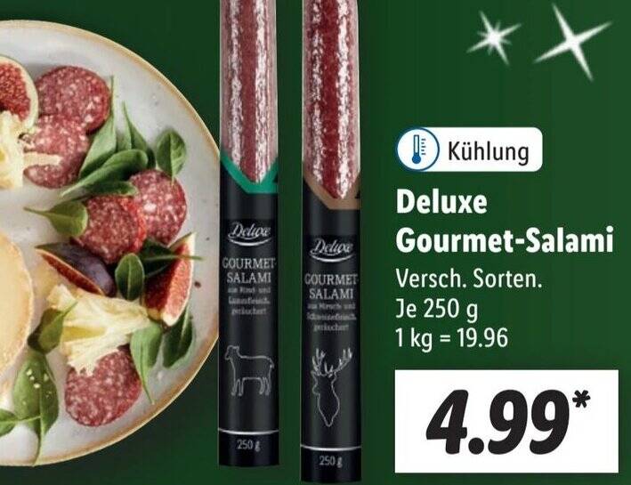 Deluxe Gourmet-Salami 250 g Angebot bei Lidl