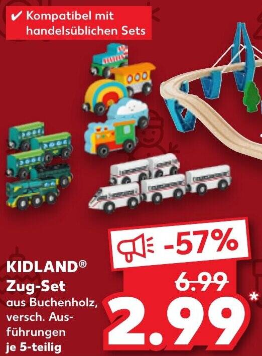 KIDLAND Zug-Set 5-teilig Angebot bei Kaufland