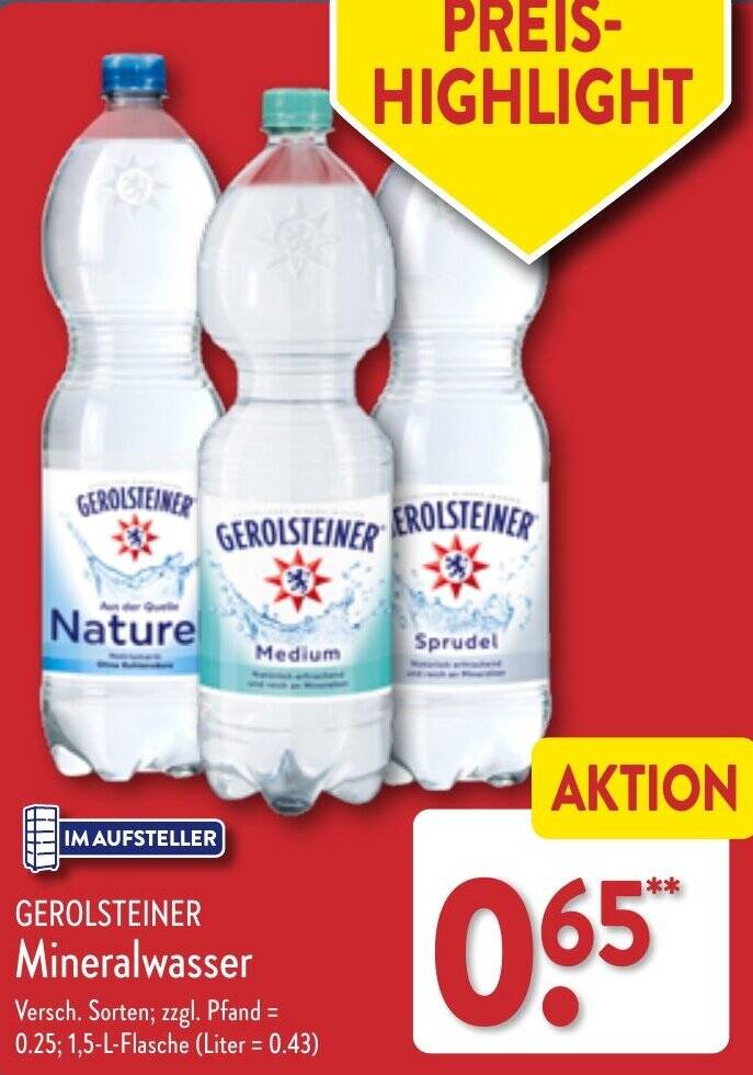 Wunderbar Gerolsteiner Angebot In Meiner Nãhe Bilder