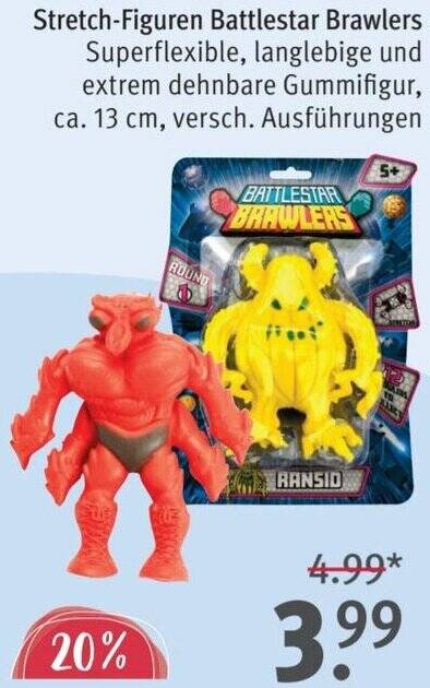 Stretch-Figuren Battlestar Brawlers Angebot bei Rossmann