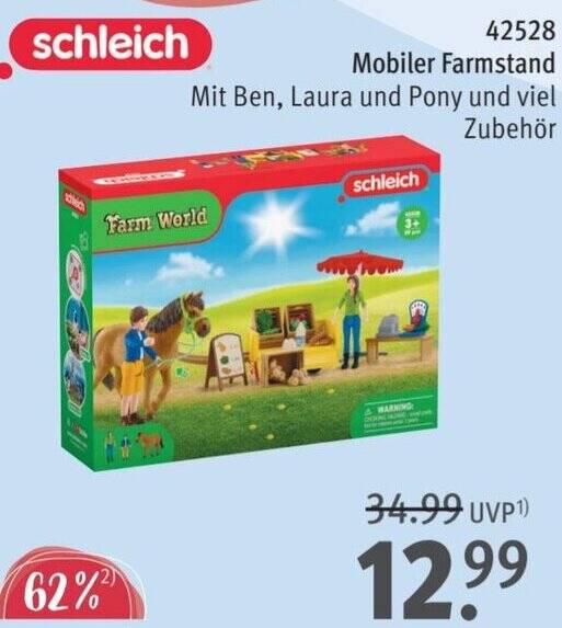 Schleich 42528 Mobiler Farmstand Angebot bei Rossmann