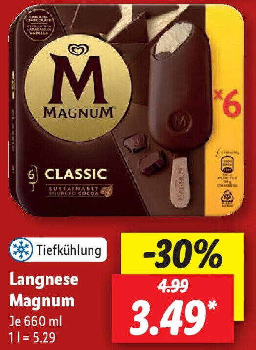 Langnese Magnum 660 ml Angebot bei Lidl