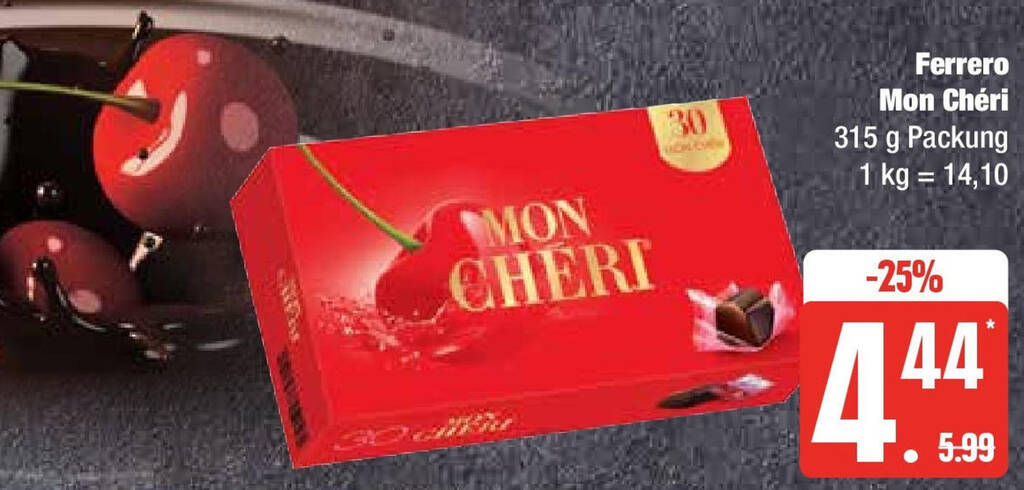 Mon Cherie Angebot