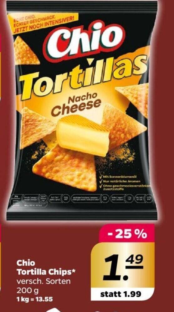 Chio Tortilla Chips 200 g Angebot bei NETTO