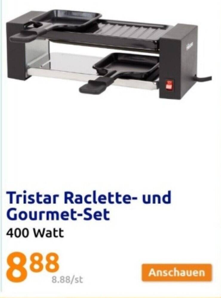 Tristar Raclette- und Gourmet-Set Angebot bei Action