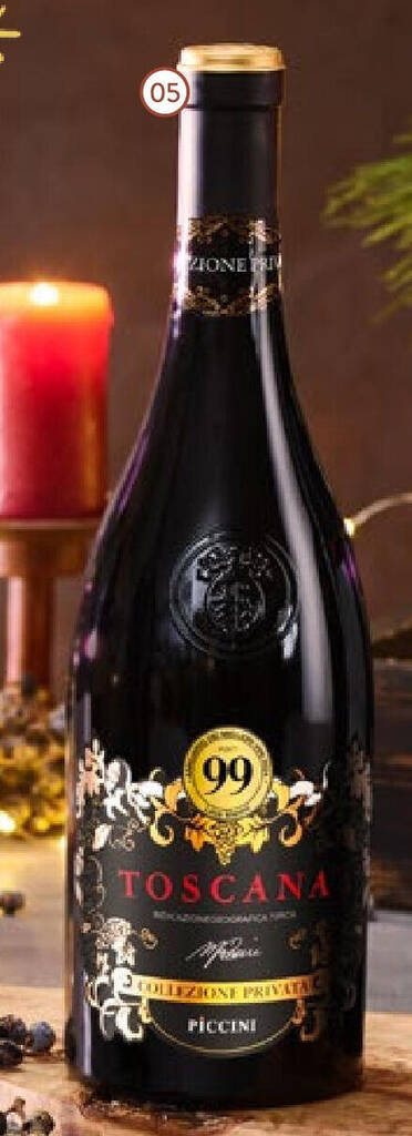 PICCINI COLLEZIONE PRIVATA Toscana IGT 2019, 0,75 L Flasche Angebot bei Aldi Nord
