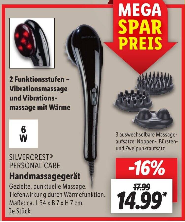 SILVERCREST PERSONAL CARE Handmassagegerät Angebot bei Lidl