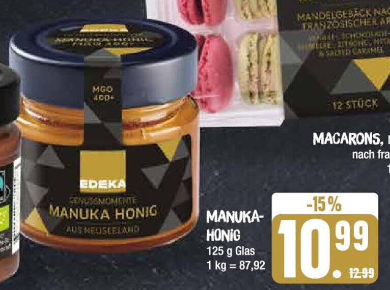 EDEKA MANUKA-HONIG 125g Angebot bei Edeka