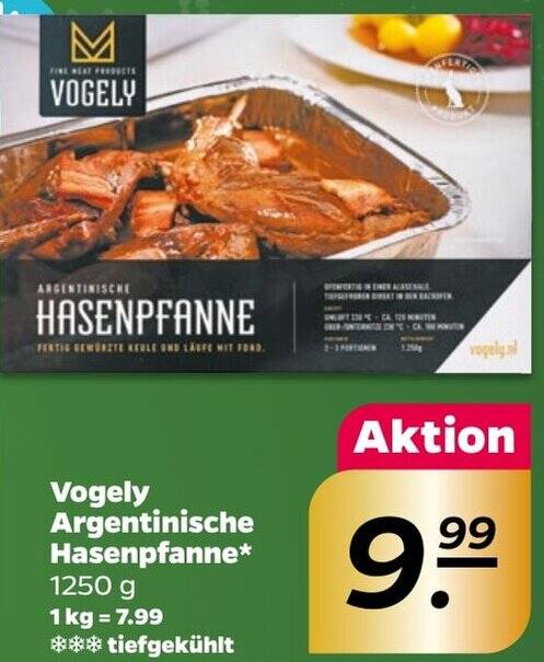 Vogely Argentinische Hasenpfanne 1250 g Angebot bei NETTO