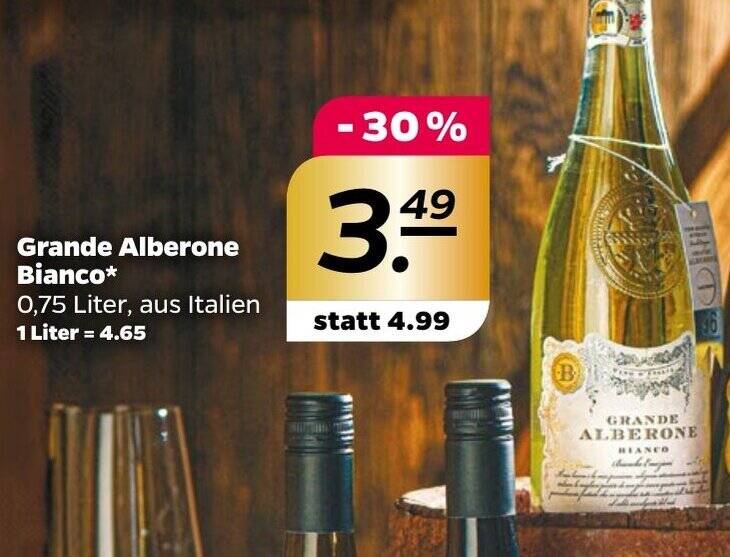 Grande Alberone Bianco 0,75 Liter Angebot bei NETTO