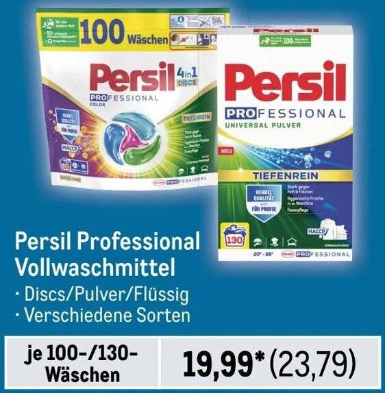 Verwunderlich Persil 130 Wschen Angebot Ebenbild