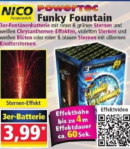 NICO PowerTec Funky Fountain Angebot bei Norma