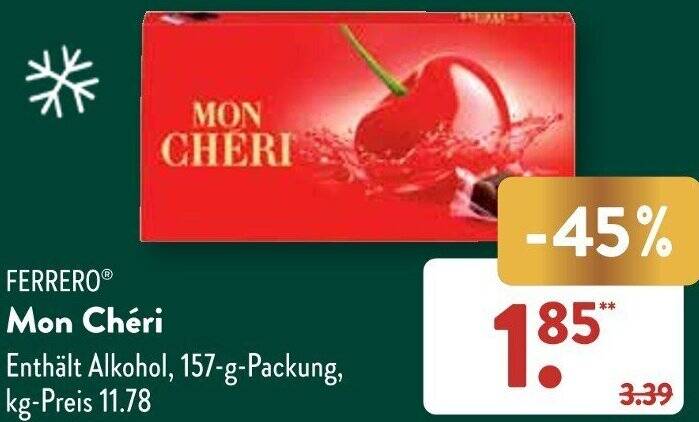 Mon Cherie Angebot