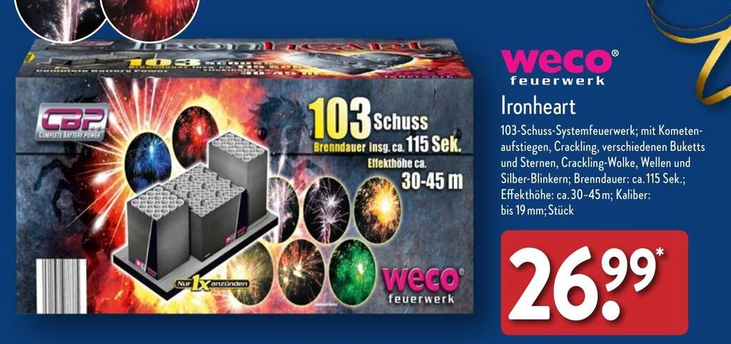 weco Ironheart Angebot bei Aldi Nord