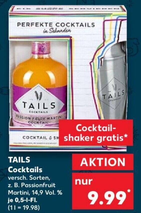 TAILS Cocktails 0,5 L-Fl. Angebot bei Kaufland