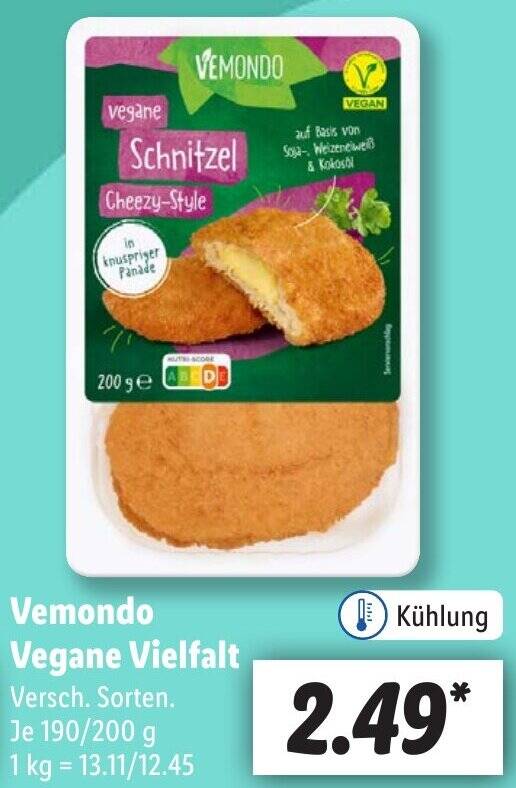 Vemondo Vegane Vielfalt 190/200 g Angebot bei Lidl