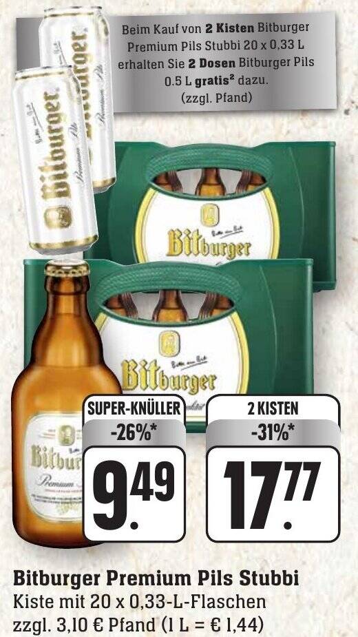 Wunderschc3b6ne Wo Ist Bitburger Stubbi Im Angebot Bild
