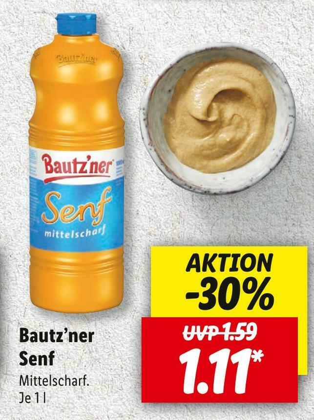 Bautz’ner senf Angebot bei Lidl