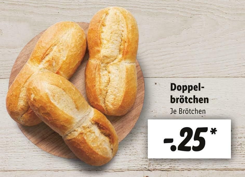 Unser brot doppelbrötchen Angebot bei Lidl