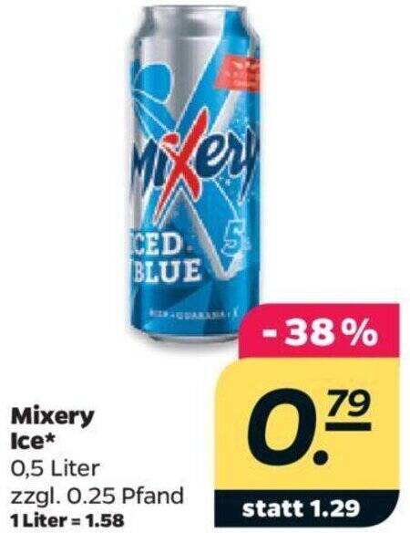Mixery Ice 0,5 Liter Angebot bei NETTO