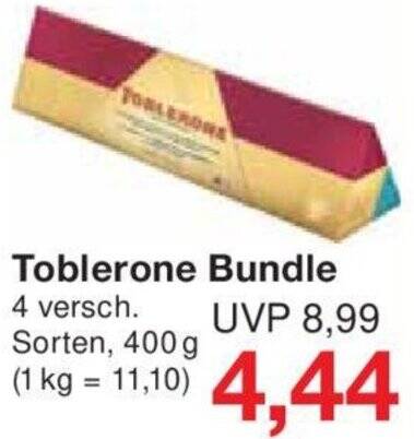 Toblerone Bundle 400 g Angebot bei Jawoll
