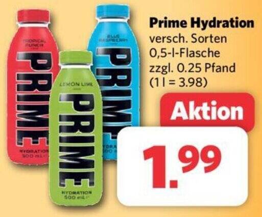 Prime Hydration 0,5 L Flasche Angebot bei Combi