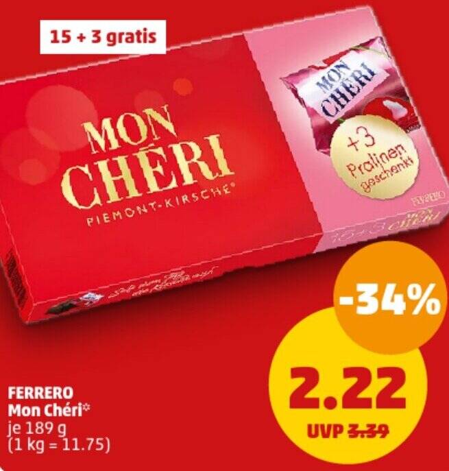 Mon Cherie Angebot