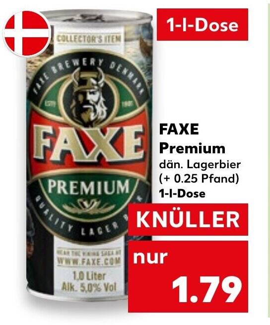 FAXE PREMIUM 1 l Dose Angebot bei Kaufland