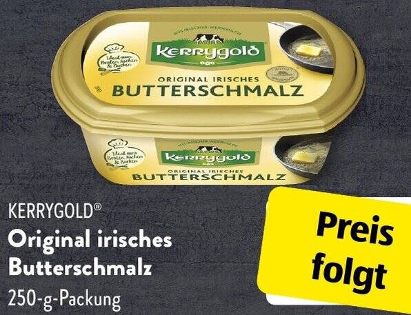 KERRYGOLD Original irisches Butterschmalz 250 g Packung Angebot bei ...