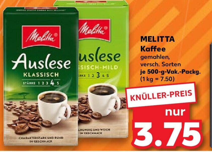 Verwunderlich Melitta Kaffee Angebot Kaufland Bild