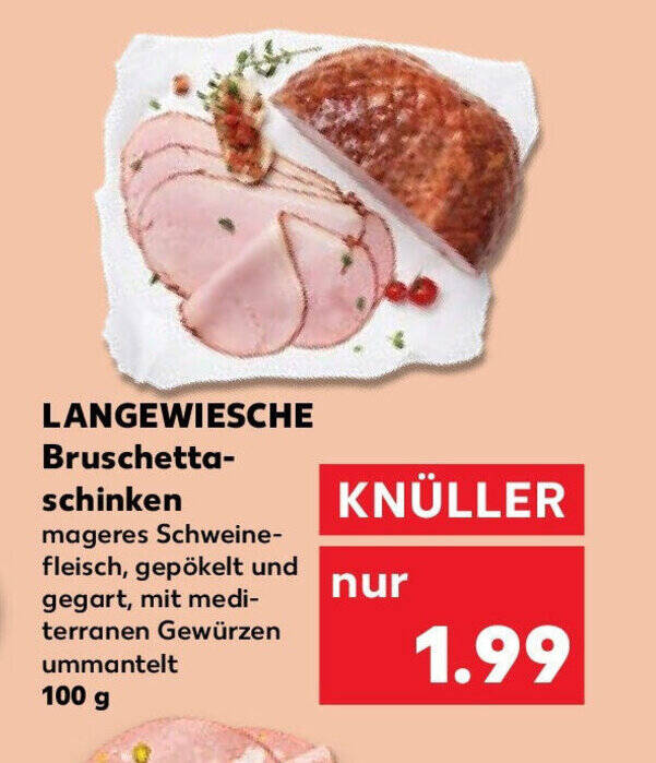 LANGEWIESCHE Bruschetta-schinken 100 g Angebot bei Kaufland
