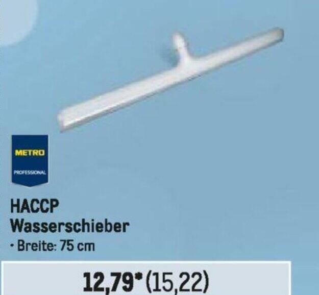 METRO PROFESSIONAL HACCP Wasserschieber Angebot bei METRO
