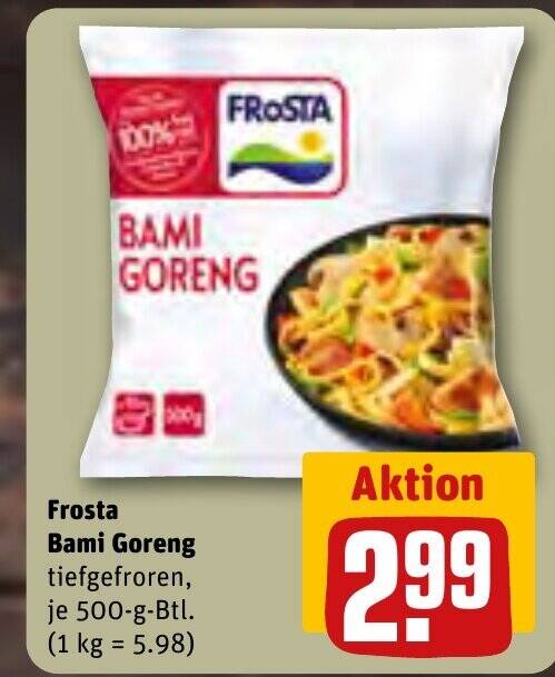 Frosta Bami Goreng tiefgefroren, je 500-g-Btl. Angebot bei REWE