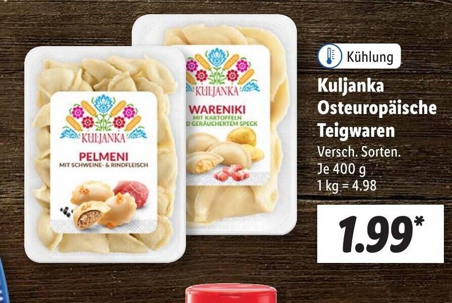 Kuljanka Osteuropäische Teigwaren 400 g Angebot bei Lidl