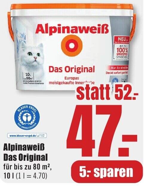 Luxus Alpinaweiss Das Original 10l Angebot Poco Ebenbild