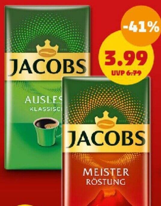 JACOBS Kaffee 500 g Angebot bei PENNY