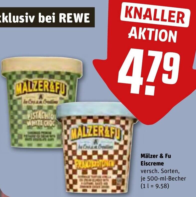 Mälzer & Fu Eiscreme 500 ml Becher Angebot bei REWE