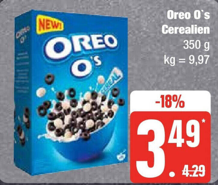 Oreo O's Cerealien 350 g Angebot bei Edeka