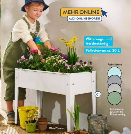 Mini-Hochbeet Angebot bei Aldi Nord