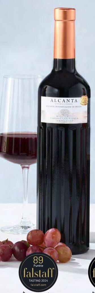 2021 ALCANTA Tinto Alicante D.O. 0,75 L Flasche Angebot bei Aldi Süd
