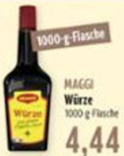 MAGGI Würze 1000-g-Flasche Angebot bei BUNGERT