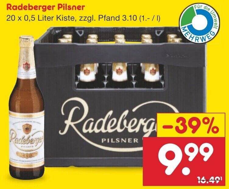 Schne Radeberger Pilsner Im Angebot Netto Ebenbild