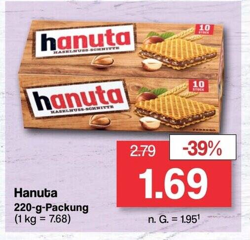Alle Hanuta 10er Angebote - Entdecken Sie das günstigste Hanuta 10er ...