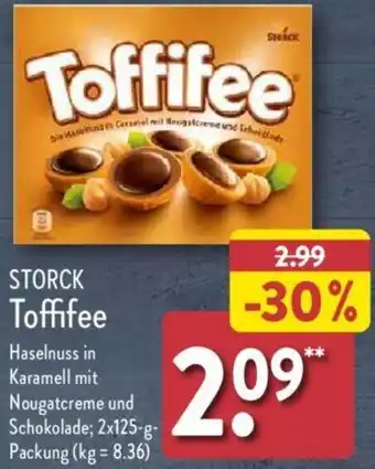STORCK Toffifee 2x125 g Packung Angebot bei Aldi Nord