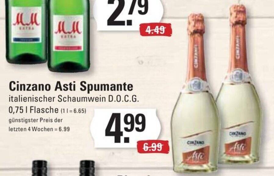 Asti Cinzano Angebot