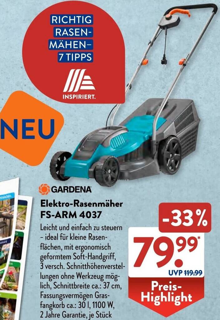 Fabelhafte Elektro Rasenmaher Aldi Bild