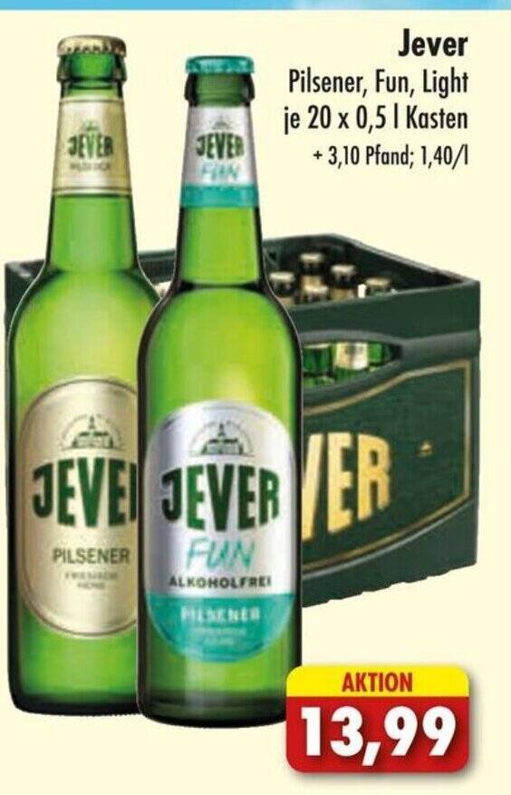 Jever Light Angebot
